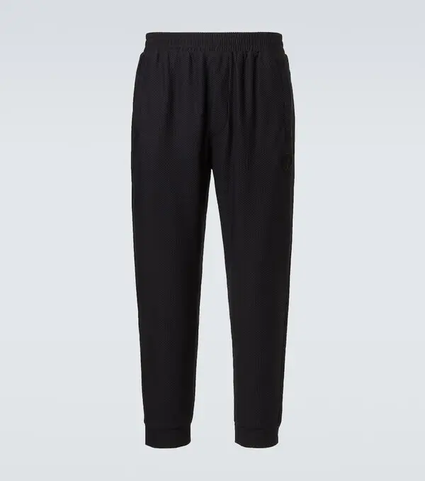 Giorgio Armani Gaufre Straight Pants - Black