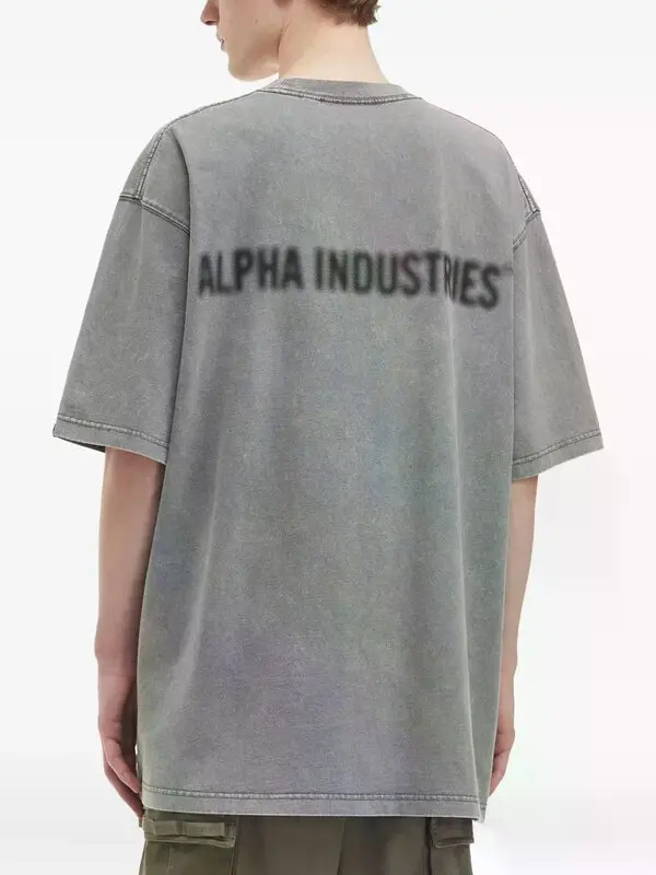 Alpha Industries Logo-patch Embroidered T-shirt