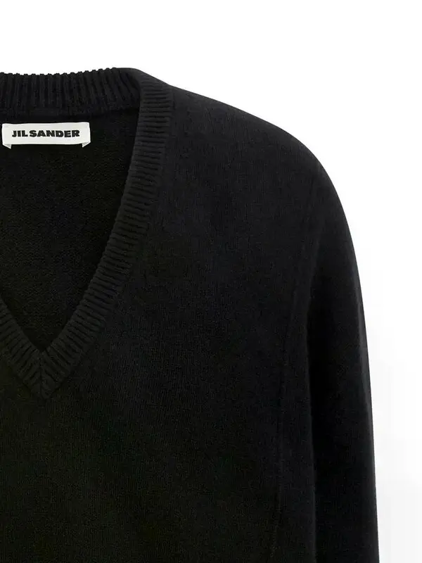 JIL SANDER V-neck Long Sleeve Sweater