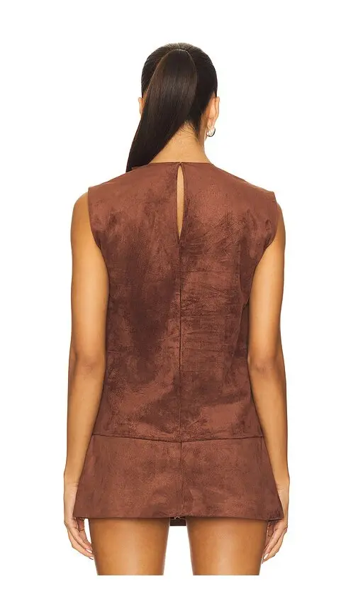 Amanda Uprichard Freya Suede Top