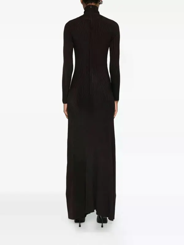 Coperni Ribbed Cut-out Dress
