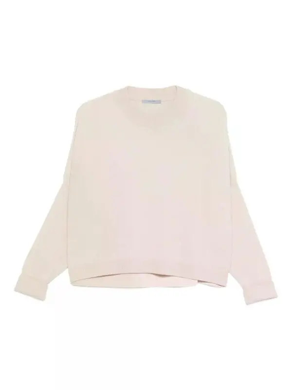 Dusan Oatmeal Crew Neck Long Sleeve Sweater