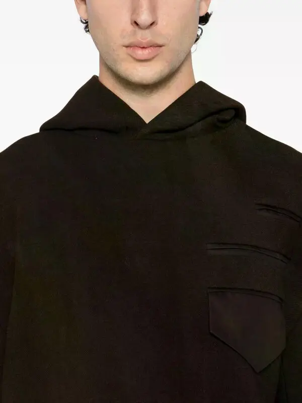 SONIA CARRASCO Hoodie With Raw-cut Hem
