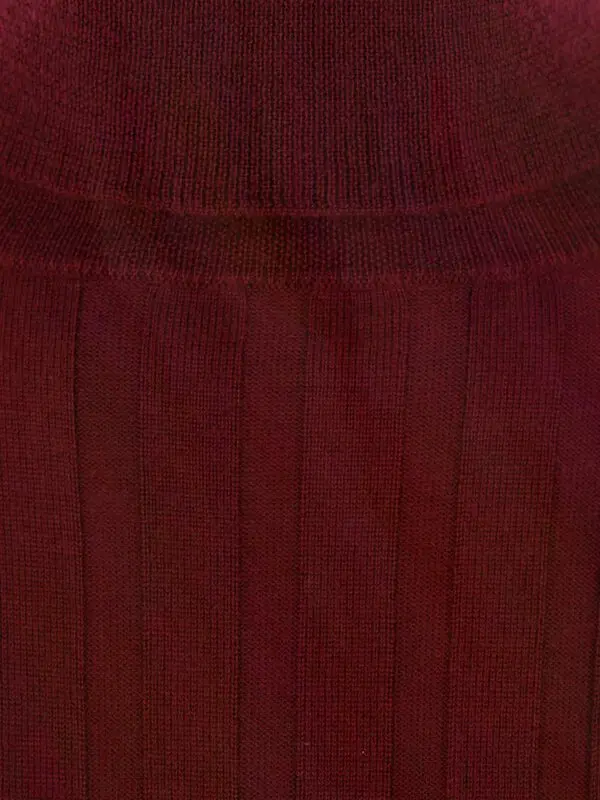 ALLUDE Ribbed Turtleneck Sweater