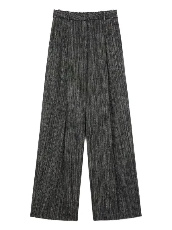 Ports 1961 Pleated Trousers - Grey