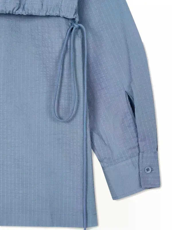 STUDIO TOMBOY Striped Cotton Blend Shirt