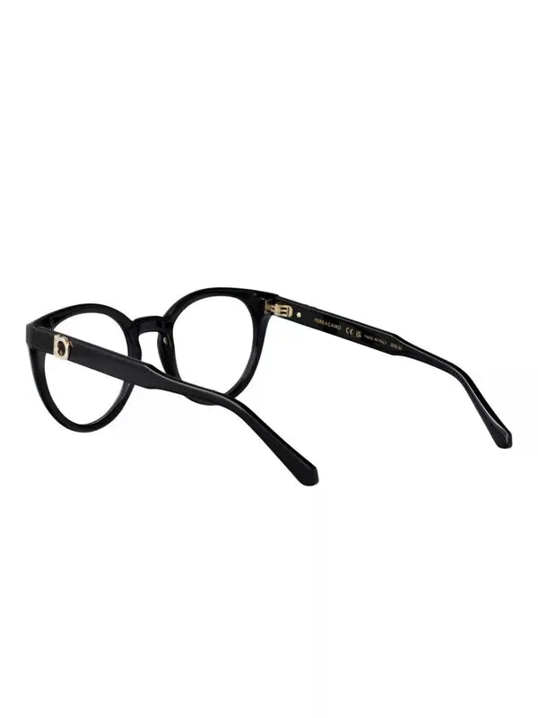 FERRAGAMO Round Frame Glasses