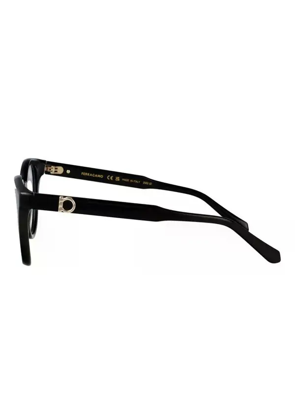 FERRAGAMO Round Frame Glasses