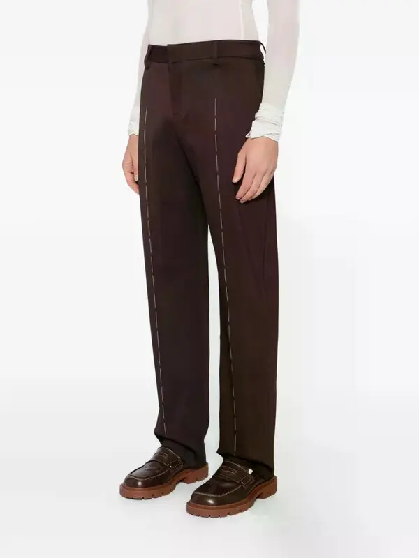 SONIA CARRASCO Stitched Front Trousers