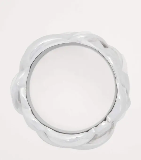 Loewe Sterling Woven Band Ring