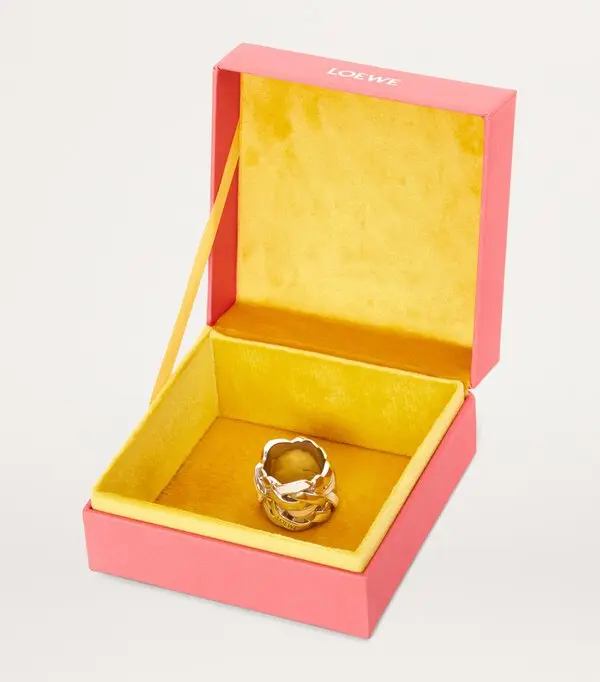 Loewe Sterling Woven Band Ring