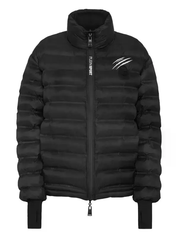 PLEIN SPORT Long-sleeved Quilted Puffer Jacket