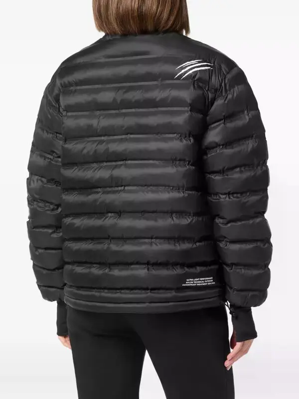 PLEIN SPORT Long-sleeved Quilted Puffer Jacket