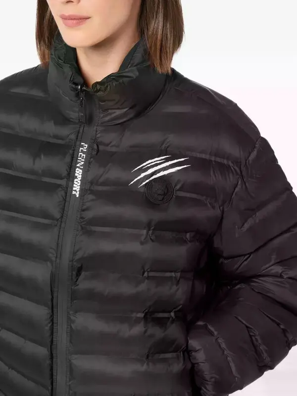 PLEIN SPORT Long-sleeved Quilted Puffer Jacket