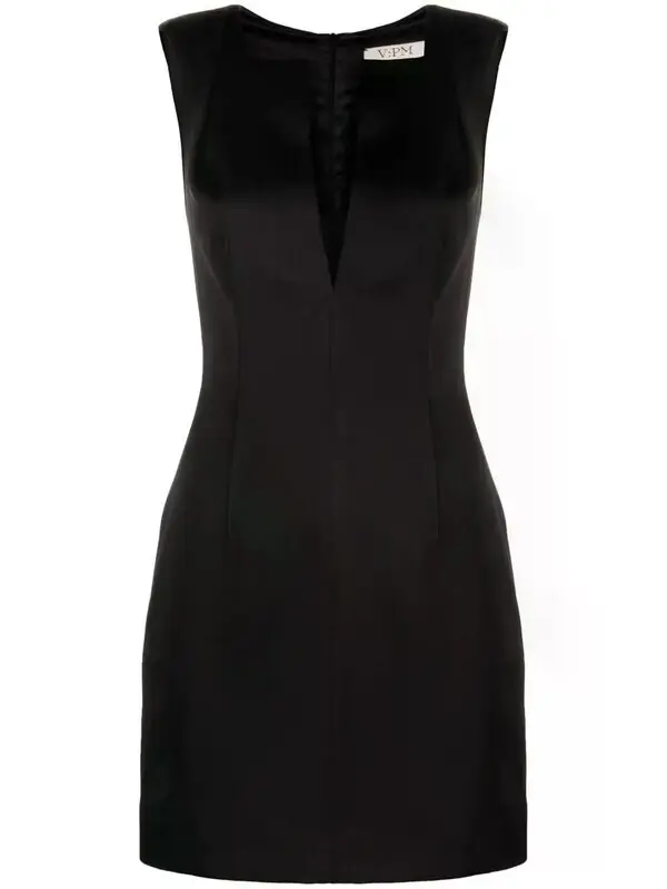 V:PM ATELIER Delora V-neck Mini Dress