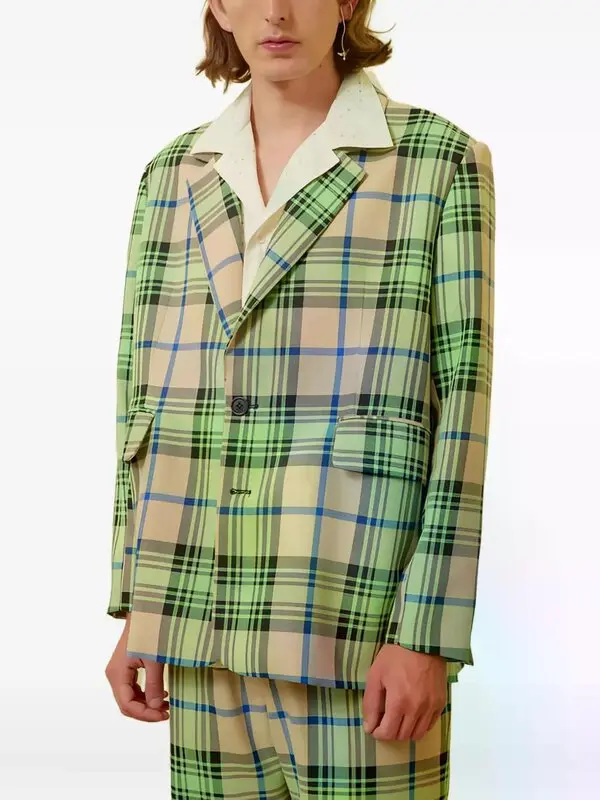 Henrik Vibskov Plaid Pattern Shorts