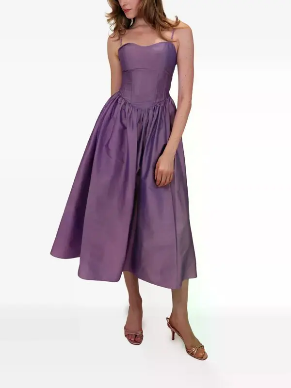Azeeza Naina Corset Lace-up Midi Dress