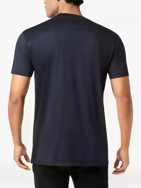 Philipp Plein Logo-appliqué V-neck T-shirt