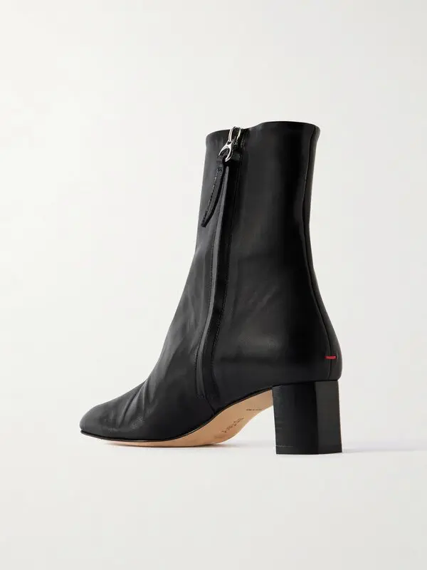 AeydĒ Millie Leather Ankle Boots