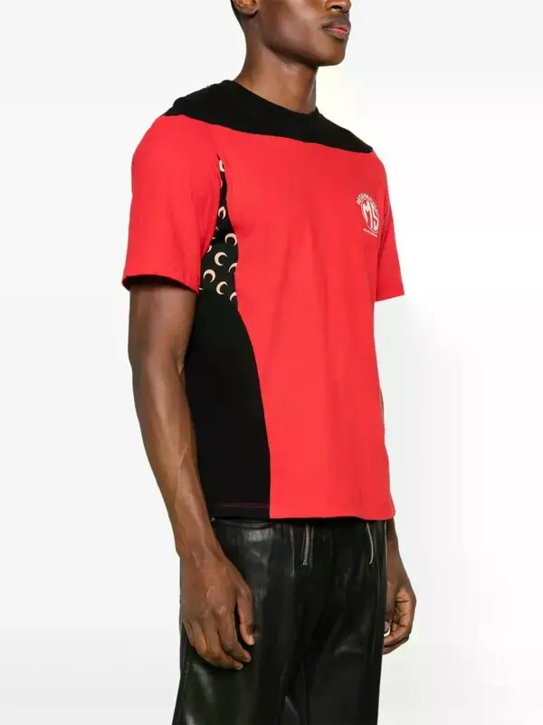 MARINE SERRE Regenerated Panelled T-shirt