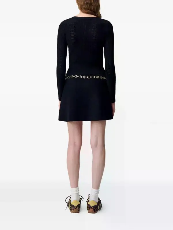 Claudie Pierlot Bow Detail Fine Knit Top