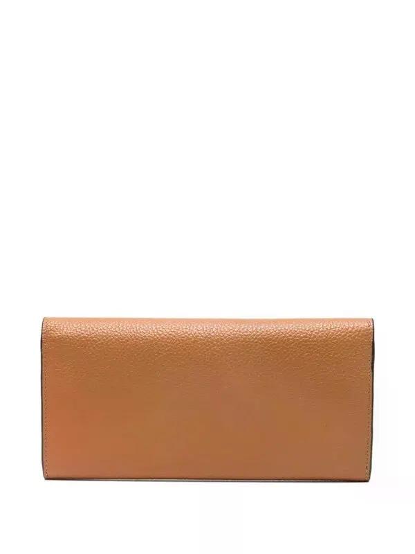 TOTEME T-lock Leather Wallet - Neutrals