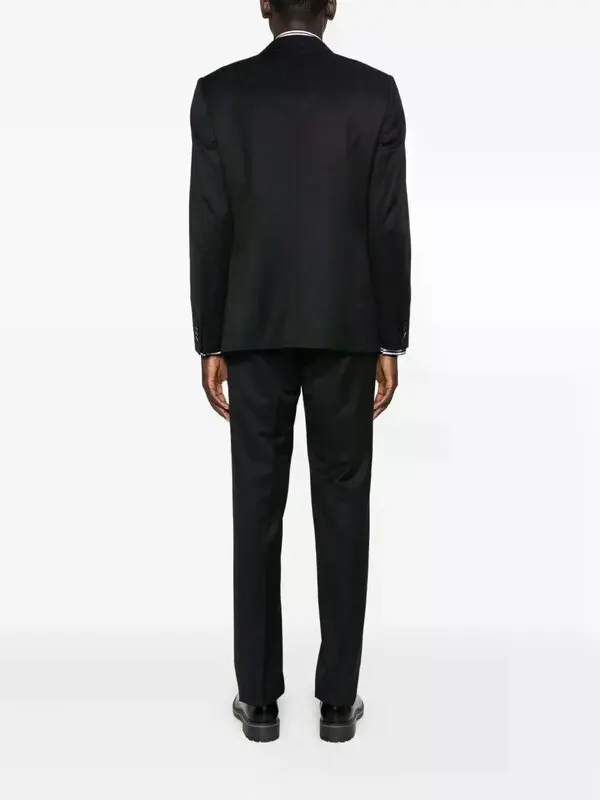 Zegna Button Suit - Black
