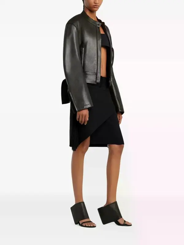 COURREGES Leather Scuba Jacket