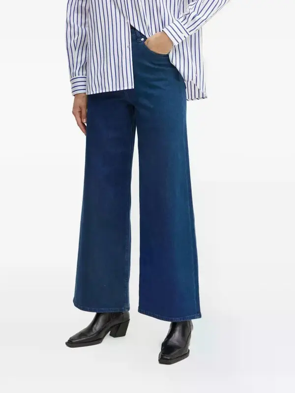IVY OAK Belt-loops Wide-leg Jeans