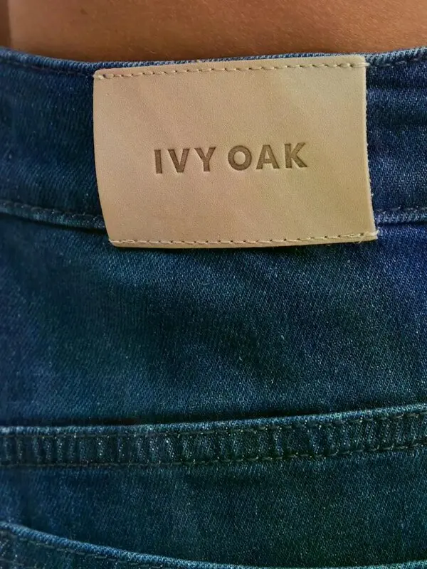 IVY OAK Belt-loops Wide-leg Jeans