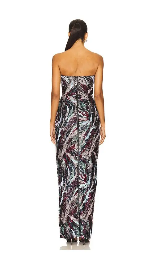 BRONX BANCO Dahlia Sequin Maxi Dress
