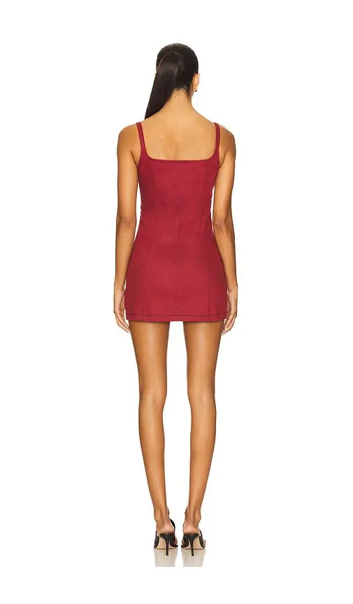 BY.DYLN Marcie Mini Dress - Red