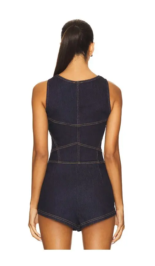 BY.DYLN Katerina Denim Romper