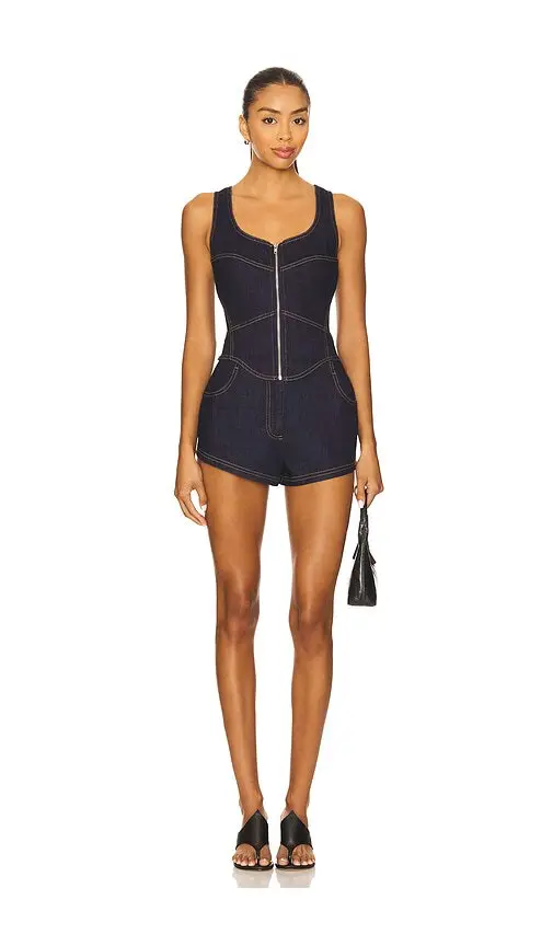 BY.DYLN Katerina Denim Romper