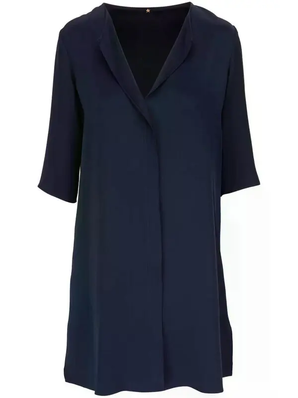 PETER COHEN V-neck Silk Dress