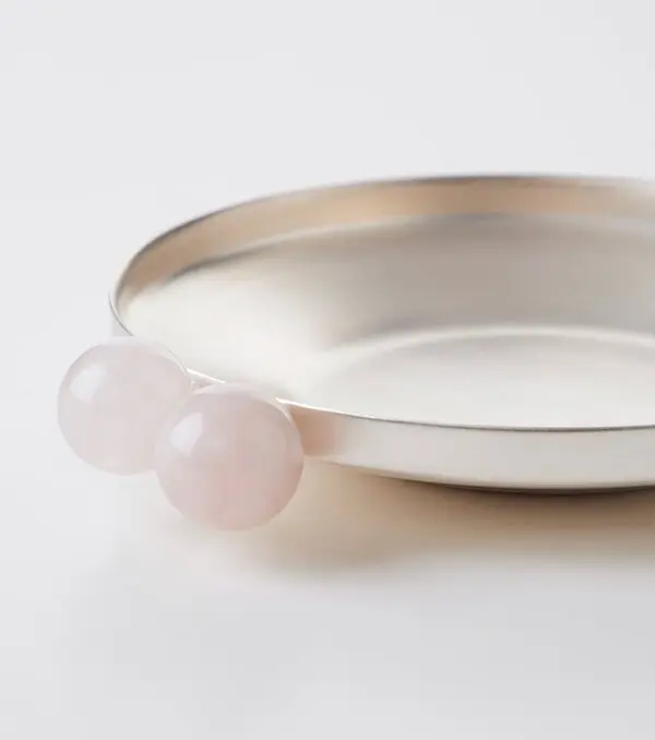NATALIA CRIADO Embellished -plated Snack Bowl - Silver