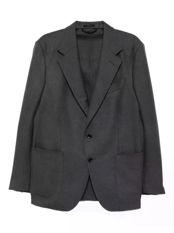 TOM FORD Single-breasted Blazer - Grey