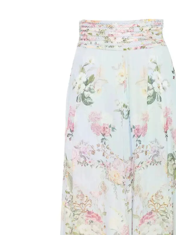 Camilla Tiled In Time Wide-leg Pants