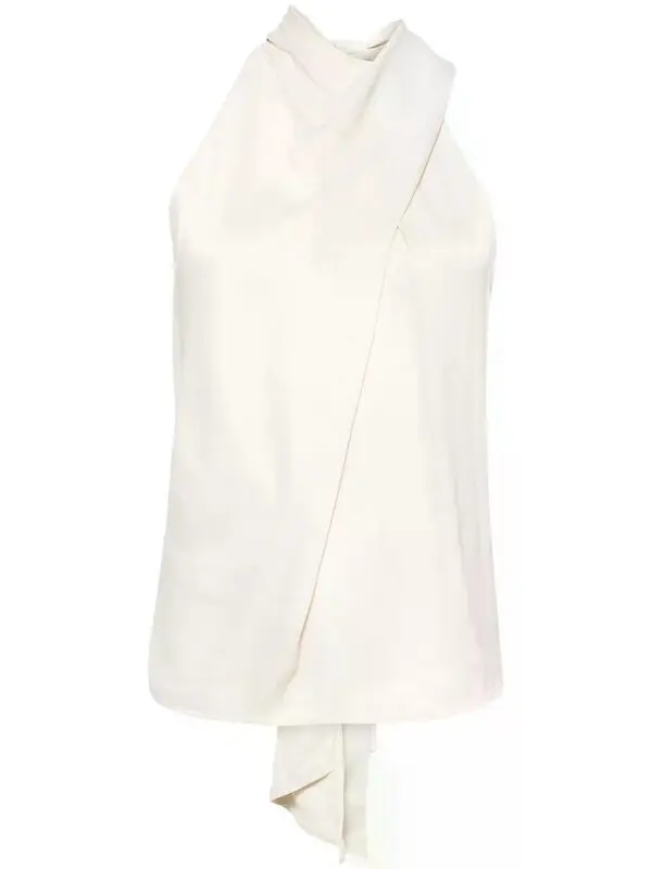 MARQUES' ALMEIDA Draped Halterneck Top