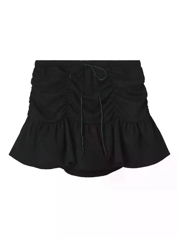 B+AB Ruffle-hem Mini Skirt