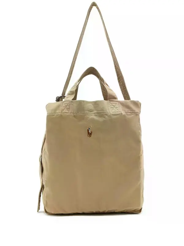 Polo Ralph Lauren Embroidered Pocket Tote Bag - Neutrals