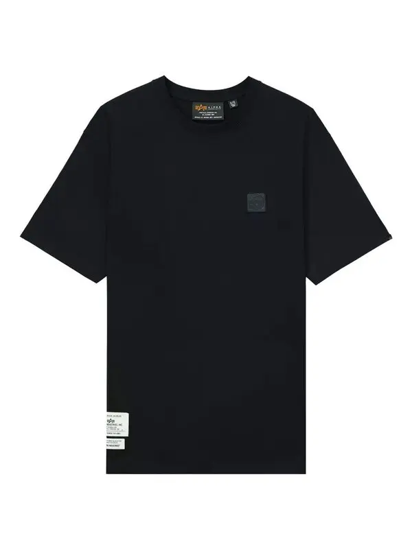 Alpha Industries Logo-detail Crew-neck T-shirt - Black