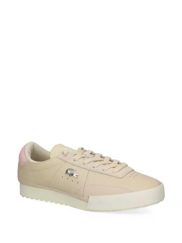 Lacoste Aura Leather Sneakers - Neutrals