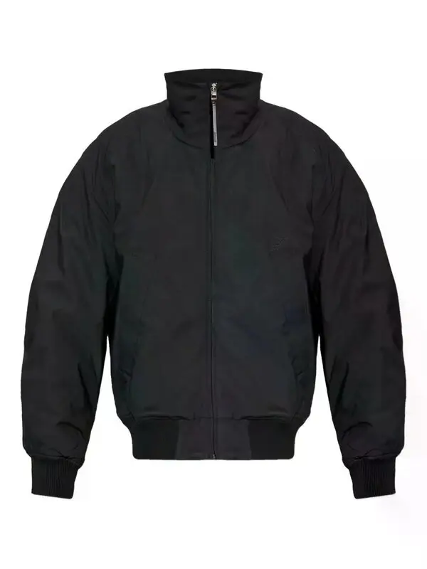 Jacquemus Padded Bomber Jacket With Leather Zip Puller