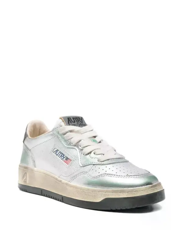 AUTRY Medalist Low Top Sneakers - Silver