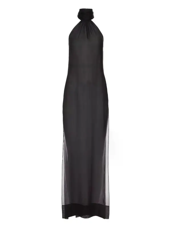 IL VOLO Erin Halterneck Top With Bow Detail