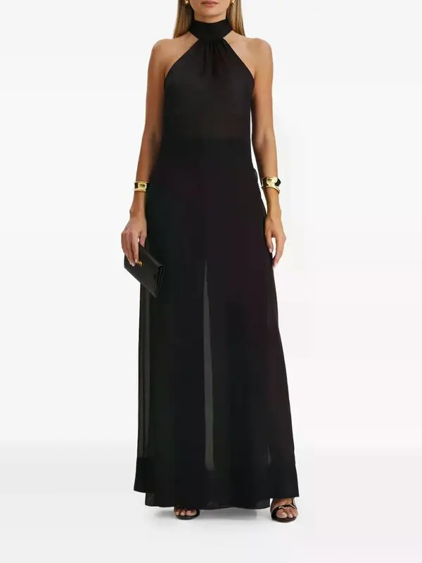 IL VOLO Erin Halterneck Top With Bow Detail