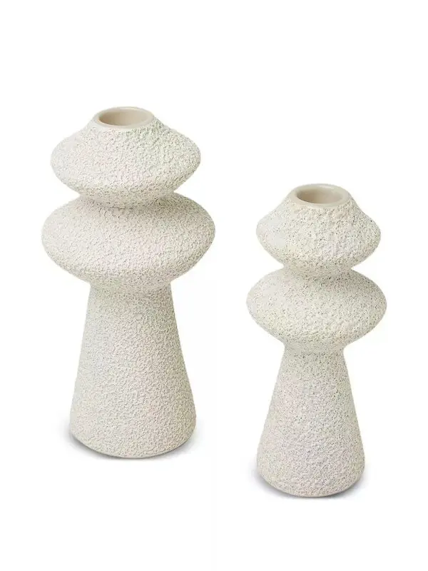 MARLOE MARLOE Jagger Textured Candle Holders