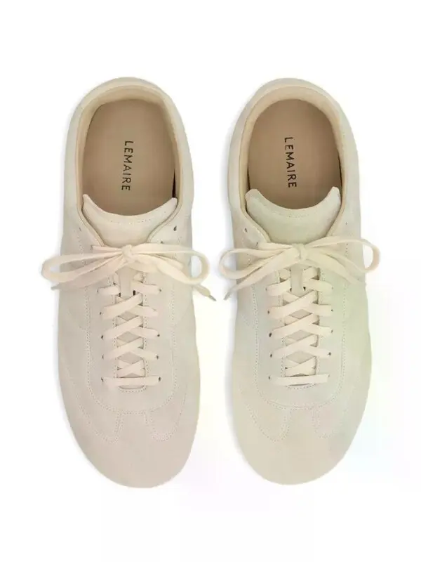 LEMAIRE Quilted Suede Sneakers - Neutrals