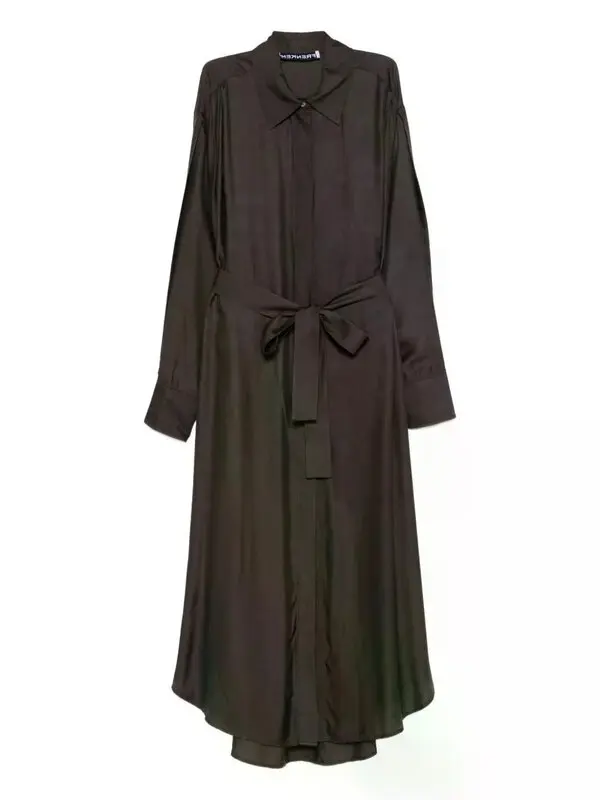 FRENKEN Belted Shirt Dress